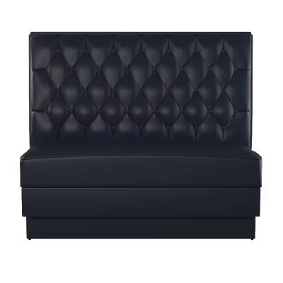 China American Diner Booth Retro Leather Seating for Restaurant Fast Food Dining Shop Custom Size for sale