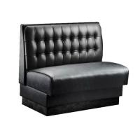 China American Diner Booth Retro Leather Seating for Restaurant Fast Food Dining Shop Custom Size for sale