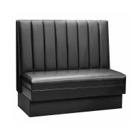 China American Diner Retro Style Sofa Wooden Frame Cafe Restaurant Booth Seating Custom Size for sale