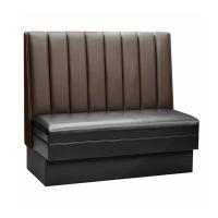 China Modern 2 Seater PU Leather Booth Sofa for Hotel Restaurant Custom Size for sale