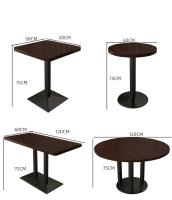 China Modern PU Leather Sofa Booth Dining Table Set for Restaurant Coffee Shop Custom Color for sale