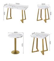 China Modern Light Luxury Fabric Sofa Booth Dining Table and Chairs Set for Restaurant Cafe for sale