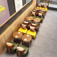 China Commercial Restaurant Booth Sofa Set Metal PU Leather 4 Piece Cafe Furniture for sale