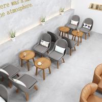 China Customizable Metal PU Leather Dining Table Set with 4-Piece Chair and Coffee Table for Restaurant Bar for sale