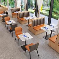 China Customizable Luxury PU Leather Restaurant Booth for Coffee Shop Dining Canteen for sale