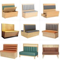 China Customizable Luxury PU Leather Restaurant Booth for Coffee Shop Dining Canteen for sale