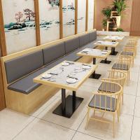 China Customizable Luxury PU Leather Restaurant Booth for Coffee Shop Dining Canteen for sale
