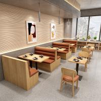 China Customizable Luxury PU Leather Restaurant Booth for Coffee Shop Dining Canteen for sale