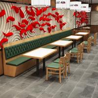 China Customizable Luxury PU Leather Restaurant Booth for Coffee Shop Dining Canteen for sale