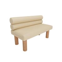 China Modern PU Leather Dining Table and Chairs Set for Restaurant Coffee Shop Custom Color for sale