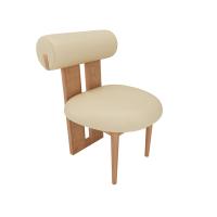 China Modern PU Leather Dining Table and Chairs Set for Restaurant Coffee Shop Custom Color for sale
