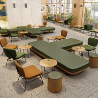 China Commercial Restaurant Booth Sofa Set Metal PU Leather Durable Bar Furniture 4 Pcs for sale