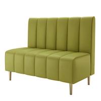 China Light Luxury Velvet Leisure Sofa Booth for Restaurant Coffee Shop Canteen Custom Size for sale