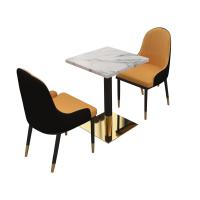 China Classic Bistro Pub Furniture Cafe Restaurant Booth Seating with Custom Tables PU Leather Metal for sale