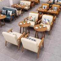 China Commercial Solid Wood Dining Booth Set with PU Leather Seating for Restaurant Coffee Shop for sale