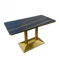 China Custom Modern Cafe Bench Seating Fast Food Restaurant Table and Chairs Coffee Shop Sofa PU Leather Metal for sale
