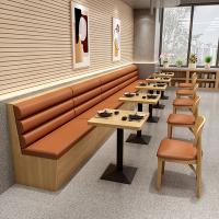 China Wholesale Design Wood Upholstered Cafe Booth Seating Bar Stools Corner Banquette Seating 120x60x105cm for sale