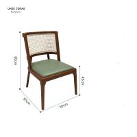 China Modern Solid Wood Restaurant Dining Table and Chairs Set for Coffee Shop Commercial Use for sale