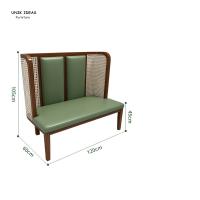 China Modern Solid Wood Restaurant Dining Table and Chairs Set for Coffee Shop Commercial Use for sale