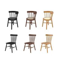 China Vintage Solid Wood Restaurant Table and Chairs Set for Coffee Shop Booth Sofa Combination Furniture for sale