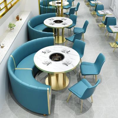 China Commercial Metal Coffee Chair Customizable Color PU Leather Modern Design for Fast Food Shop for sale