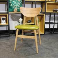 China Ash Wood Dining Chair 43x45x75cm for Restaurant Cafe Coffee Shop Leisure Use for sale