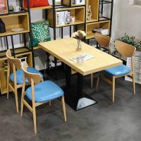 China Ash Wood Dining Chair 43x45x75cm for Restaurant Cafe Coffee Shop Leisure Use for sale
