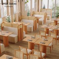 China Customizable C-Shape Sectional Booth Seating Restaurant Wood Leather Half Circle Circular Round Sofa for sale