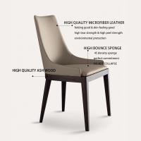 China Ash Wood High Back Dining Chair 52x52x92 cm Classic Designer Hotel Restaurant Seating for sale
