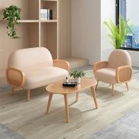 China Modern PU Leather Dining Table and Chair Set for Restaurant Coffee Shop ZX-43106 for sale