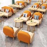 China Modern Wooden Restaurant Booth Seating Set with PU Leather Custom Color for Coffee Shop Dining Room for sale
