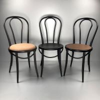 China Industrial Wrought Iron Retro Dining Chair Round Backrest Metal Restaurant Chair Standard Size for sale