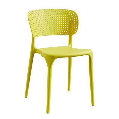 China Heavy Duty Stackable Ergonomic Plastic Chair for Dining Outdoor 10pcs MOQ for sale