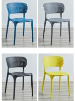 China Heavy Duty Stackable Ergonomic Plastic Chair for Dining Outdoor 10pcs MOQ for sale