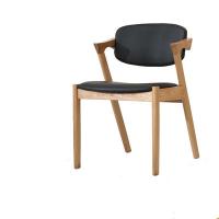 China Restaurant Wooden Chair with Fabric or PU Leather Custom Color Durable Stable Structure for sale