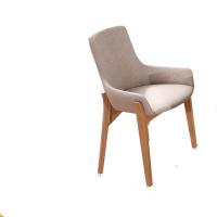 China Restaurant Wooden Chair with Fabric or PU Leather Custom Color Durable Stable Structure for sale