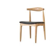 China Restaurant Wooden Chair with Fabric or PU Leather Custom Color Durable Stable Structure for sale
