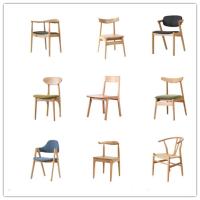 China Restaurant Wooden Chair with Fabric or PU Leather Custom Color Durable Stable Structure for sale