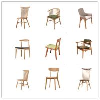 China Restaurant Wooden Chair with Fabric or PU Leather Custom Color Durable Stable Structure for sale