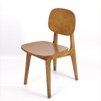 China Restaurant Cafe Simple Design Wood Dining Chair for sale
