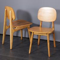 China Restaurant Cafe Simple Design Wood Dining Chair for sale