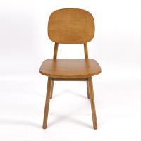 China Restaurant Cafe Simple Design Wood Dining Chair for sale