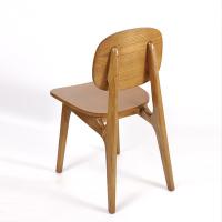 China Restaurant Cafe Simple Design Wood Dining Chair for sale