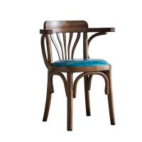 China Wholesale Solid Wood Antique Dining Chair for Restaurant Cafe 2pcs MOQ for sale
