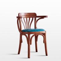 China Wholesale Solid Wood Antique Dining Chair for Restaurant Cafe 2pcs MOQ for sale