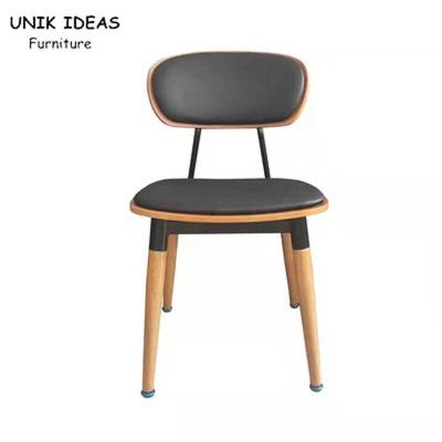 China Wholesale Retro Industrial Iron Chair Solid Wood Nordic Style Restaurant Coffee Chair Custom Colors for sale