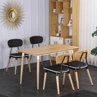 China Wholesale Retro Industrial Iron Chair Solid Wood Nordic Style Restaurant Coffee Chair Custom Colors for sale