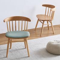 China Solid Wood Dining Chair for Restaurant Cafe Durable Easy Clean 2pcs MOQ for sale