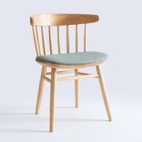China Solid Wood Dining Chair for Restaurant Cafe Durable Easy Clean 2pcs MOQ for sale