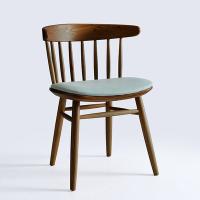 China Solid Wood Dining Chair for Restaurant Cafe Durable Easy Clean 2pcs MOQ for sale